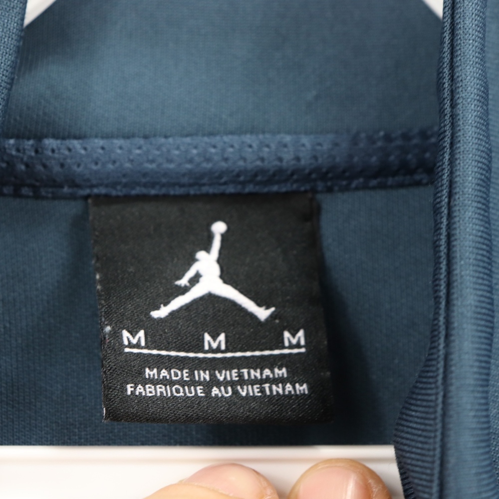 Nike Jordan Mens Medium Jumpman Logo Jacket Blue - Gem